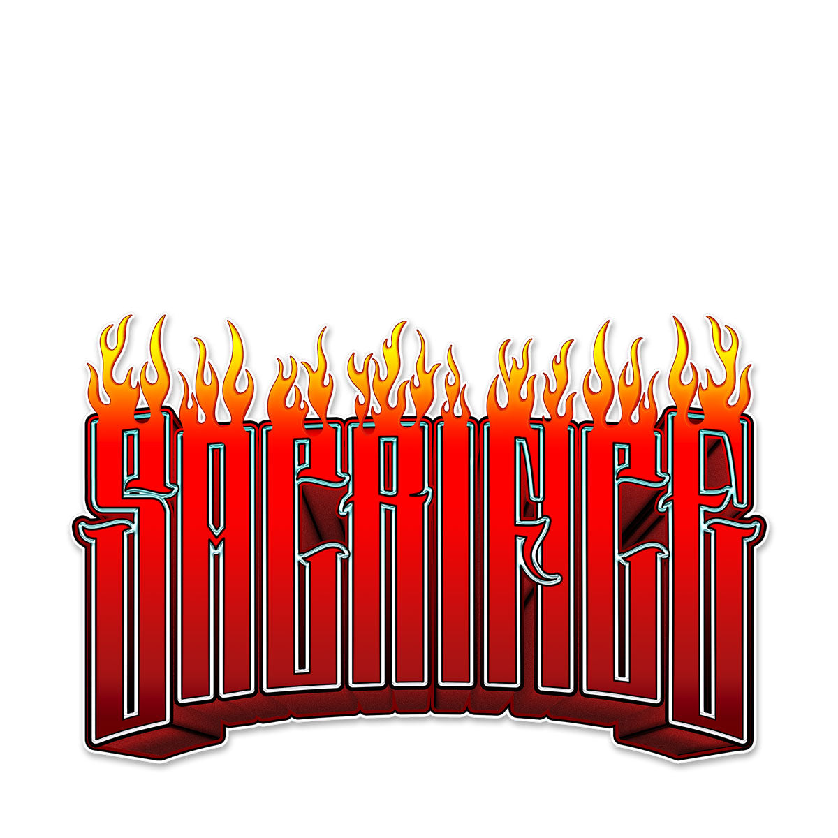 HADES Flame Sticker by SACRIFICE Industries Clothing Co – Geltchy
