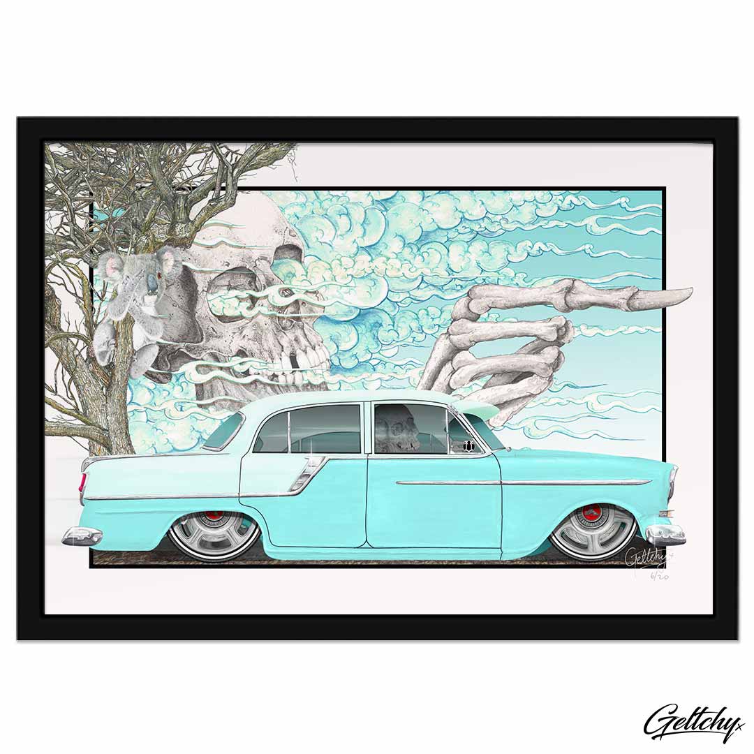FC Holden Man Cave Art Skull Artwork Cloud Prints – Geltchy