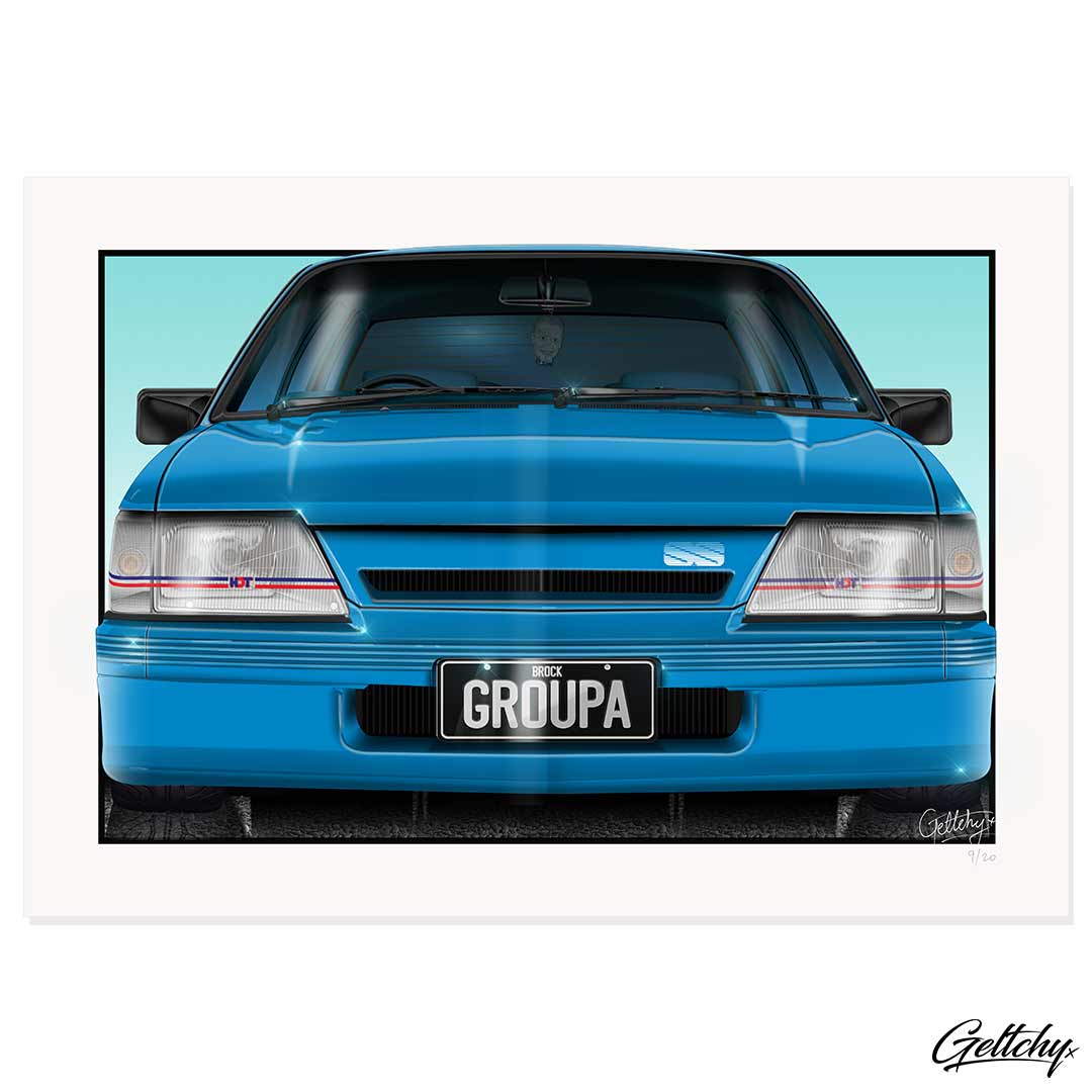 Vk Holden Commodore Group A Ss Man Cave Art Print Geltchy